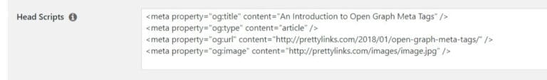 How to Set Up Open Graph Meta Tags Using Pretty Links