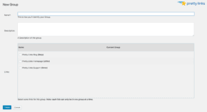 How to Use Link Groups to Organize Your PrettyLinks (In 3 Steps)
