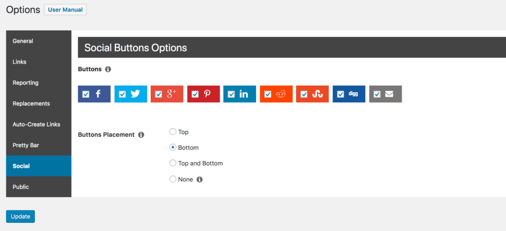 How to Use the Pretty Links Social Buttons Bar (3 Best Practices)