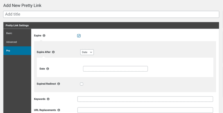 How to Set Up Link Expiration in Pretty Links