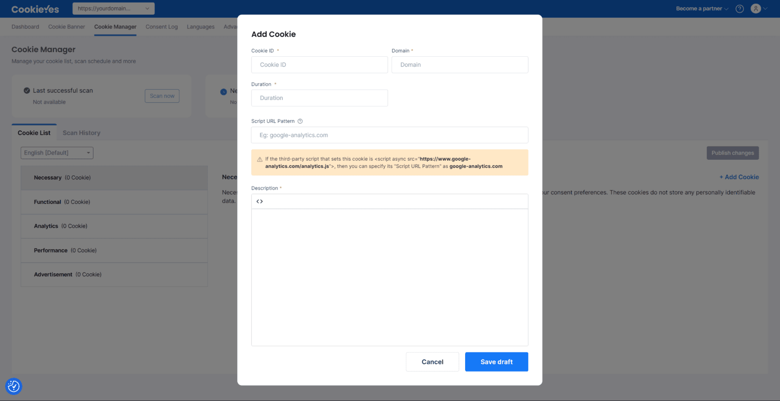 Manually Adding PrettyLinks Cookies To Your Consent Form